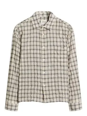 RONNING Japanese Shirt - Cream Check