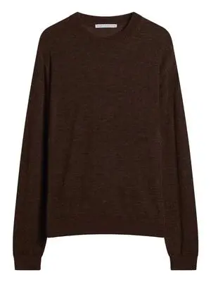 Studio Nicholson Piccoslim Fit Crew Neck - Chestnut