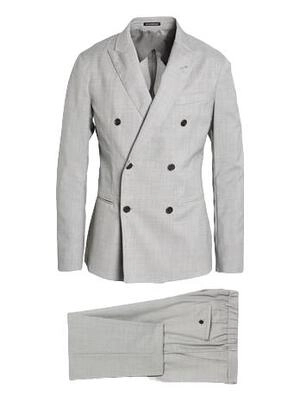 Emporio Armani Suit Light Size Virgin Wool - Grey