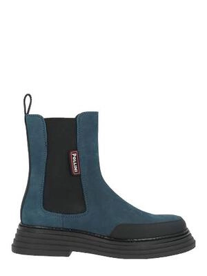 POLLINI Ankle Boots Size Leather - Blue