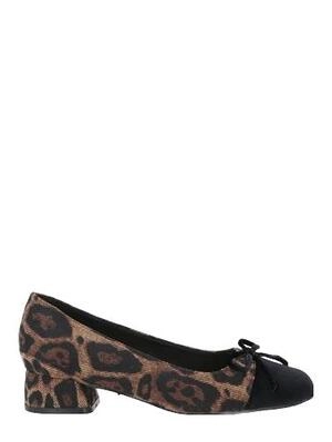 TWENTY FOUR HAITCH Pumps Size Textile Fibers, Synthetic Material - Black
