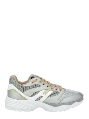 Hogan Sneakers Size Leather, Textile Fibers - Grey