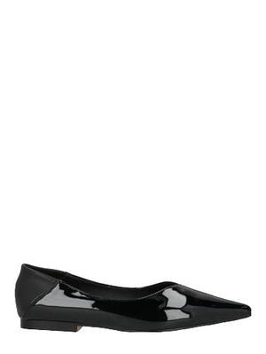 TWENTY FOUR HAITCH Woman Ballet Flats Black Size 7 Synthetic Material