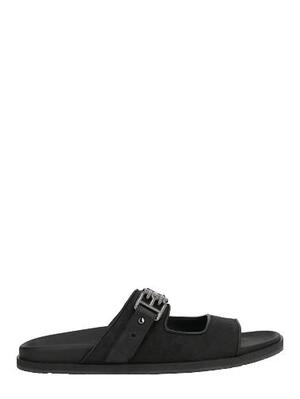Bally Sandals Size Polyester, Lambskin, Cow Leather - Black