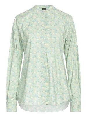 ASPESI Woman Shirt Light Green Size 8 Cotton