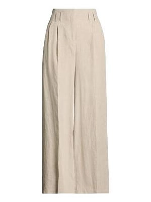 MAX & CO. Woman Pants Khaki Size 6 Linen