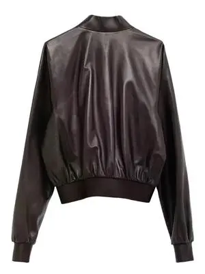 Gucci Soft Nappa-leather Bomber Jacket - Brown