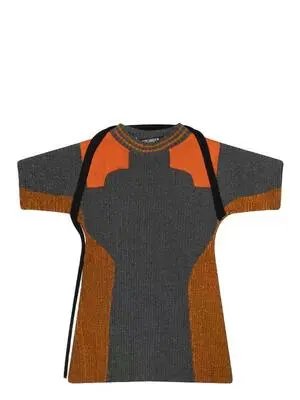 Ottolinger Crew-neck Knit T-shirt - Grey