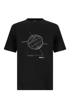 BOSS Graphic-print T-shirt - Black