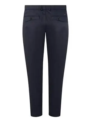 Paul & Shark Logo-charm Slim-fit Trousers - Blue