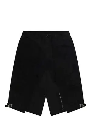 PROTOCOL INDEX Upside Elastic-waistband Cargo Shorts - Black