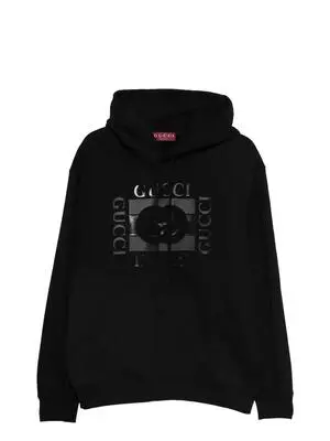 Gucci Logo Hoodie - Black