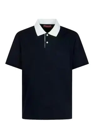 Gucci Short-sleeve Polo Shirt - Blue