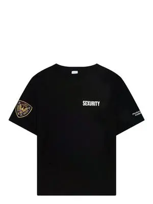 PROTOCOL INDEX Graphic-printed Washed T-shirt - Black