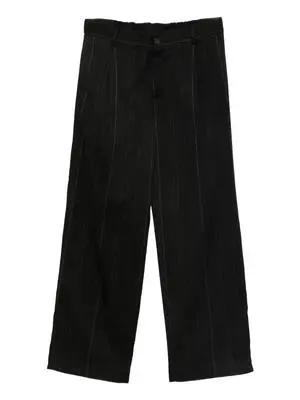 ISABEL BENENATO Pinstripe-pattern Pleated Trousers