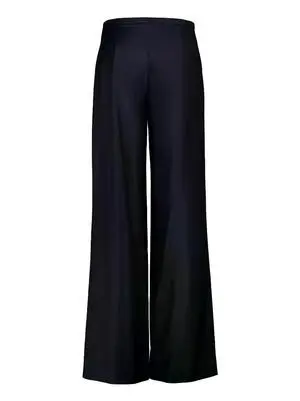 Gucci Wide-leg Wool Trousers Blue
