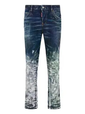 Dsquared2 Teddy Bleached-effect Jeans - Blue