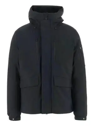 SAVE THE DUCK Hooded Multi-pocket Jacket - Black