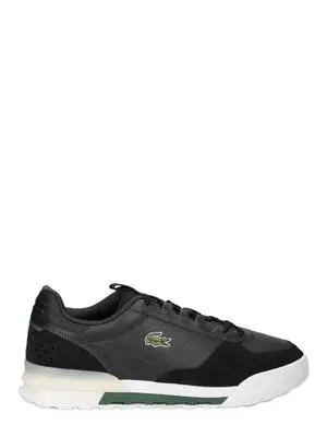 Lacoste Slam Break Logo-patch Panelled Sneakers - Black