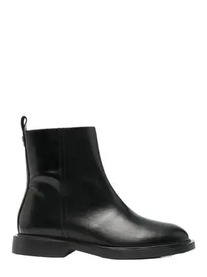 WONDERS Zip-fastening Leather Boots - Black