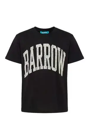 BARROW Graphic-print Oversized T-shirt - Black
