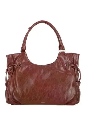STAND OIL Breezy Drawstring-detail Shoulder Bag - Red