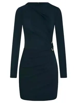 Rebecca Vallance Kiana Long-sleeve Mini Dress - Blue