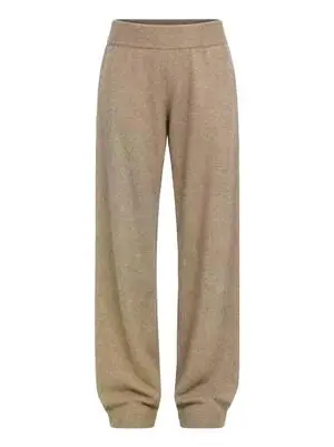 ENTIRE STUDIOS Ribbed-knit Track Pants - Neutrals
