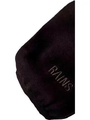 Rains Fleece-texture Hoodie - Brown