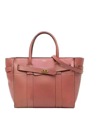 Mulberry 2016-2026 Small Smooth Calfskin Zipped Bayswater Satchel - Red