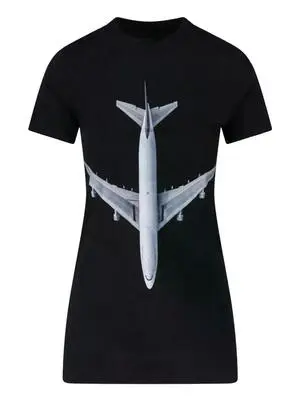 ERL Plane Printed T-shirt - Black