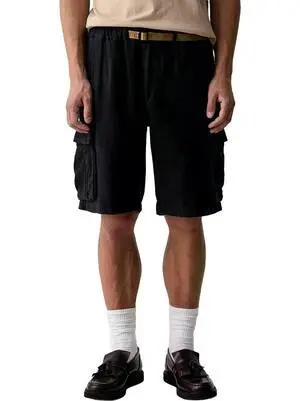 AERONAUTICA MILITARE Belted Cargo Shorts
