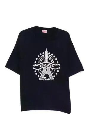 Kenzo Eiffel-tower T-shirt - Blue