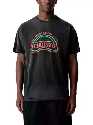 WILLY CHAVARRIA Graphic-print Distressed T-shirt - Black