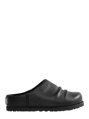 UGG X Willy Chavarria Otzo Calf Leather Clogs - Black
