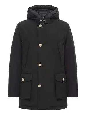 Woolrich Artic Hooded Button-up Parka - Black