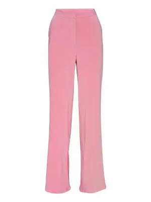 Remain Birger Christensen High-waisted Slit-hem Trousers - Pink