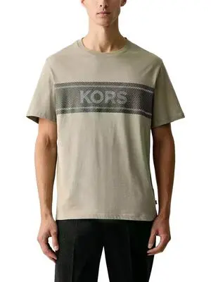 Michael Kors Cotton Jersey Logo T-shirt - Neutrals