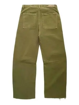 LE JEAN Raw-cut Straight-leg Jeans