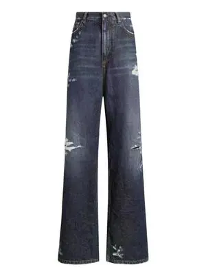 DOLCE & GABBANA Distressed Denim Trousers
