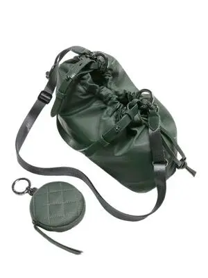 Mz Wallace Small Waverly Drawstring Shoulder Bag - Green