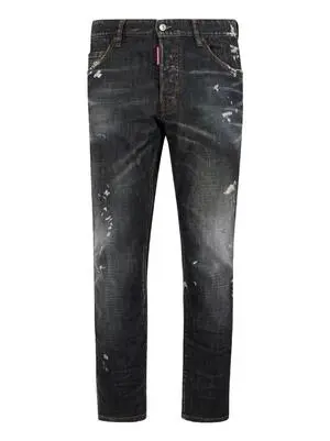 Dsquared2 Paint-splatter Jeans - Grey