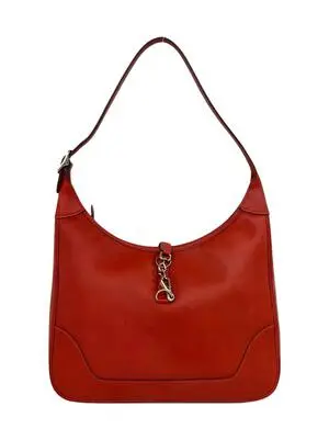 Hermès 2004 Epsom Trim 31 Shoulder Bag Red
