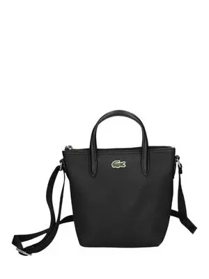 Lacoste Logo-appliqué Tote Bag - Black