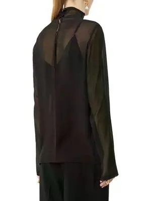 SPORTMAX Sheer Silk Blouse