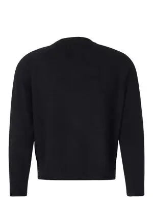 CARRER Button-detail Crew-neck Sweater