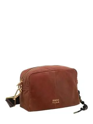 BIMBA Y LOLA Medium Rust Coated Crossbody Bag