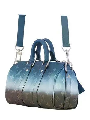 LOUIS VUITTON 2026 Monogram Pigment Keepall Bandouliere 25 Satchel - Blue