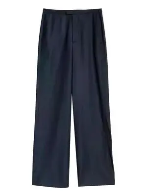 Gucci Pleated Wool Trousers - Blue