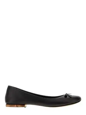 Gucci Bamboo-trim Flats Pumps - Black
